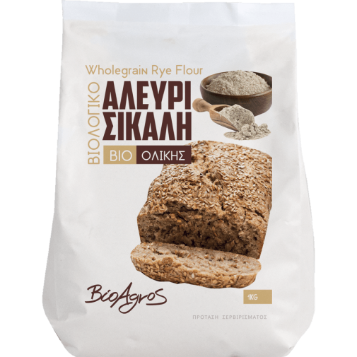 Βιολογικό Αλεύρι Σίκαλης Ολικής Άλεσης 1kg Βιο Αγρός | Pure Natural