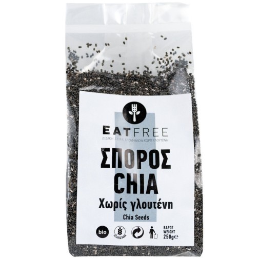 Βιολογικοί Σπόροι Chia Χωρίς Γλουτένη 250gr | Pure-Natural | Pure Natural