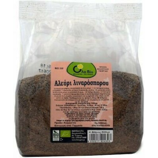 Βιολογικό Αλεύρι Λιναρόσπορου 500gr Όλα Bio | Pure Natural