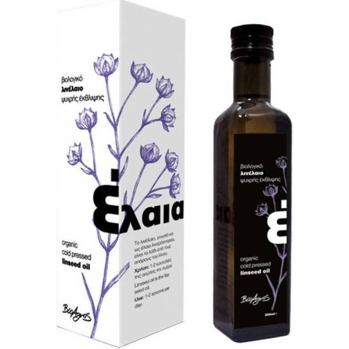 Βιολογικό Λινέλαιο Ψυχρής Έκθλιψης 250ml – Βιοαγρός | Ω3 από ...